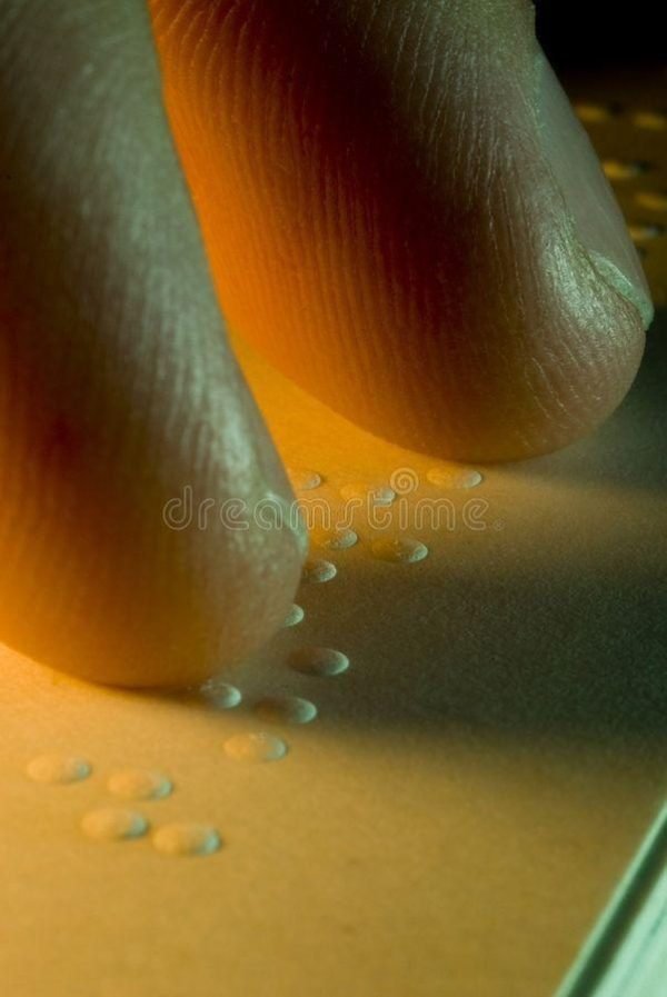 What is Braille and how do blind people use that?